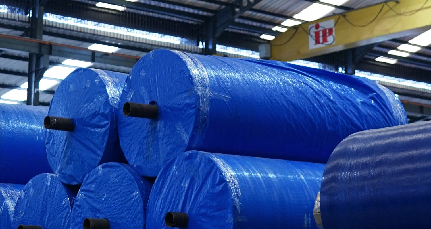 Indopesona - Terpal ukuran jumbo untuk Alat pelindung di Pertambangan