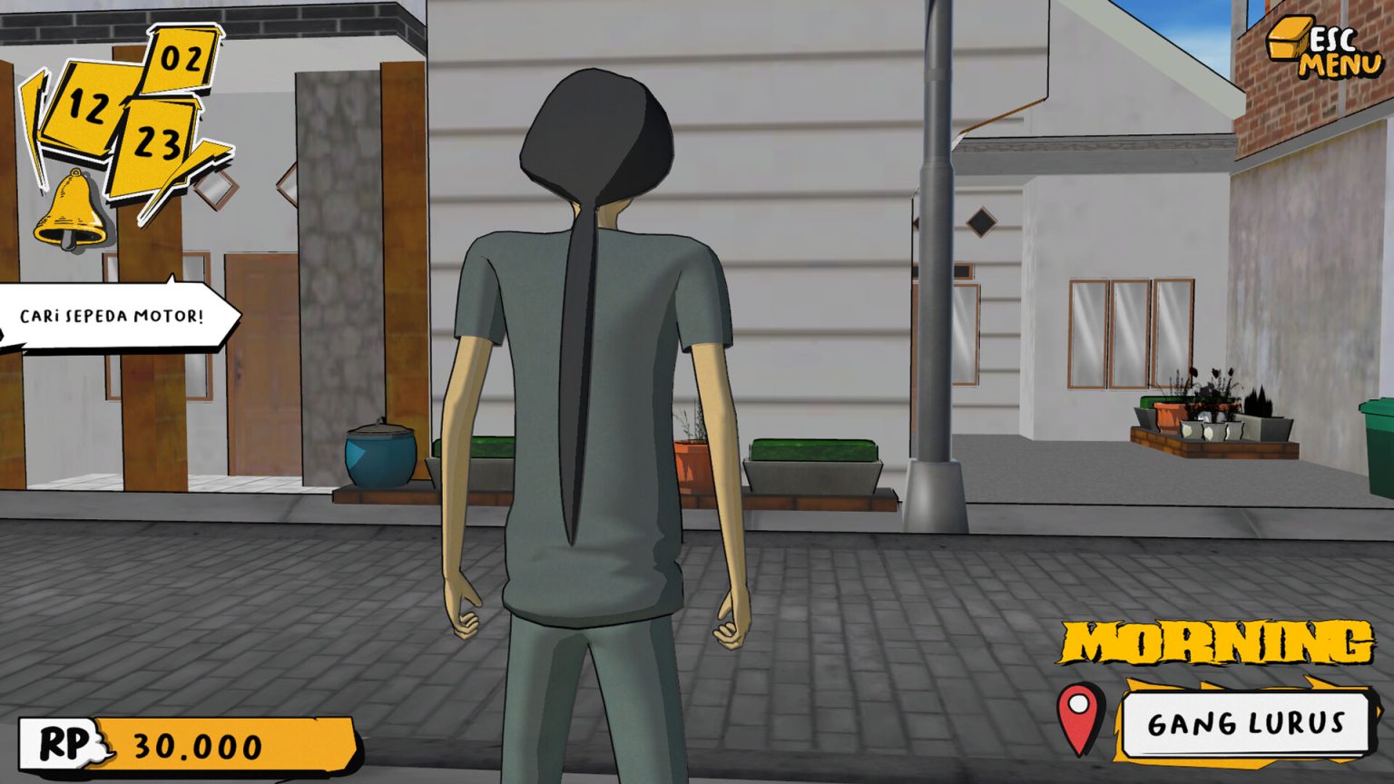 Indekos: An Indonesian Boarding House Life Simulator — Tombol Start Media