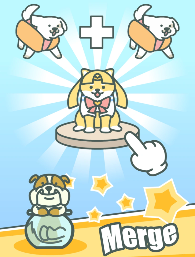 Grow, Merge, and Play with Adorable Pups in Woof Foow Idle Game ...