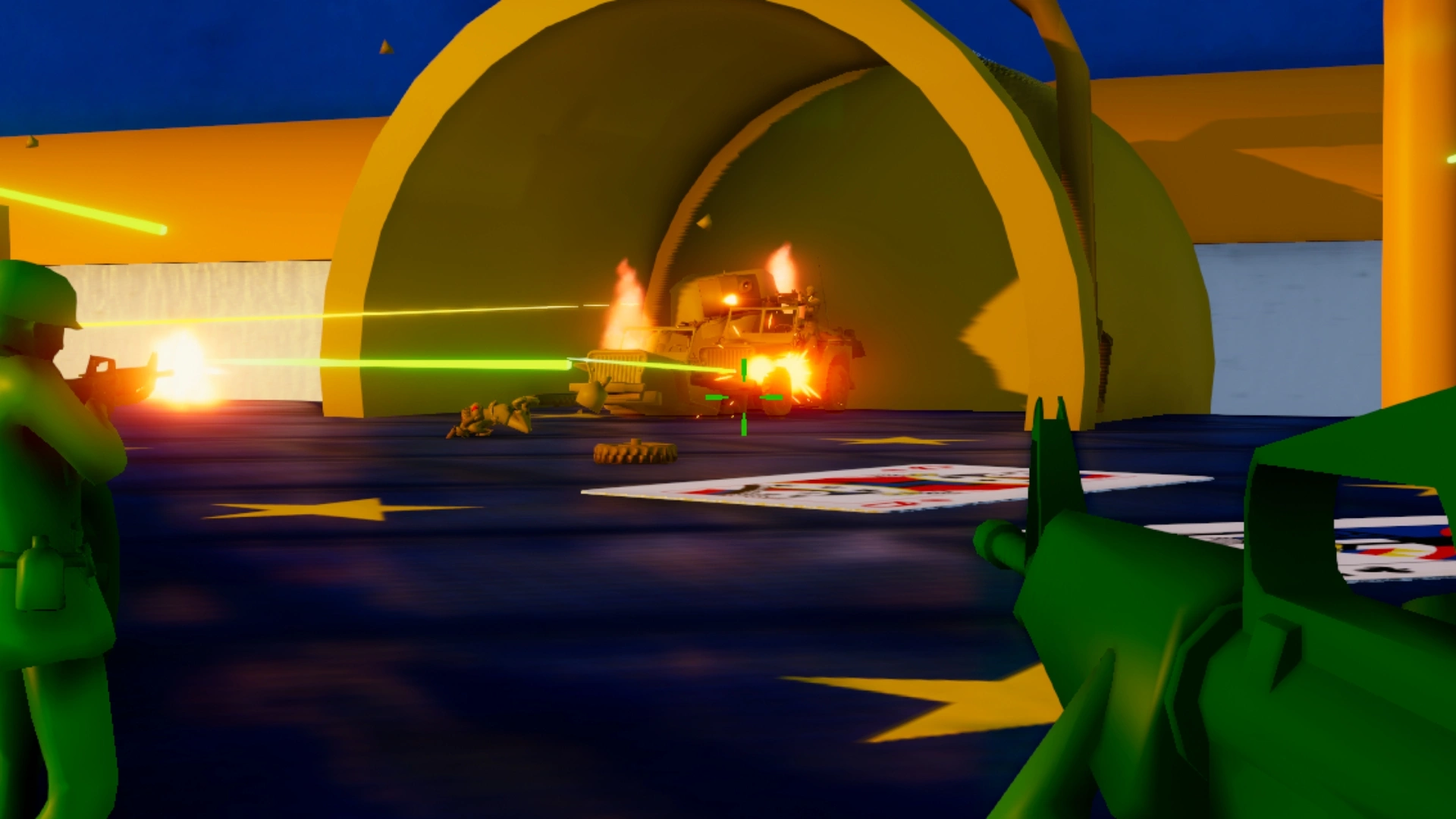 Attack on Toys: Massive Warfare in the Bedroom — Tombol Start Media