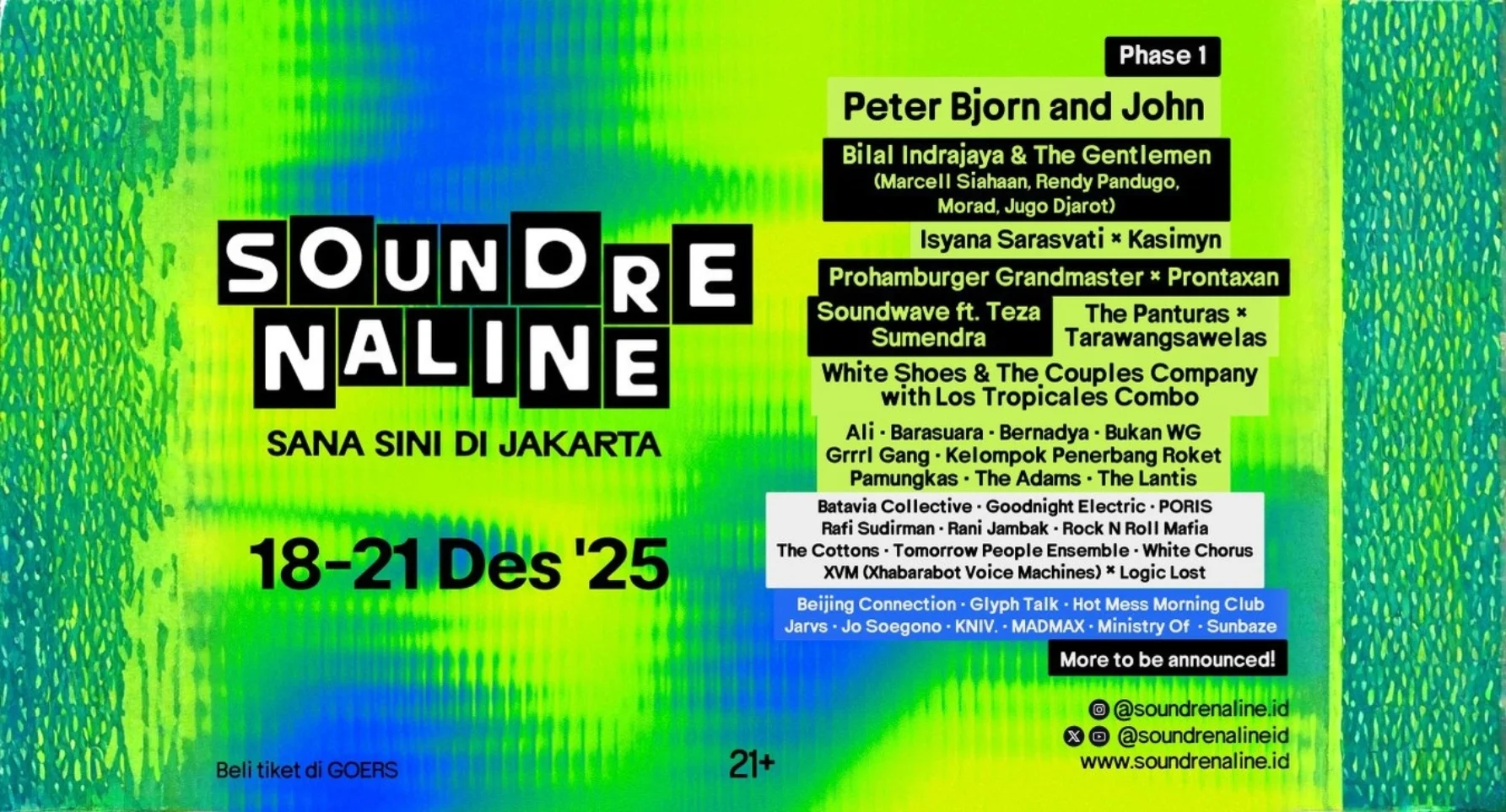 SOUNDRENALINE "Sana Sini di Jakarta"