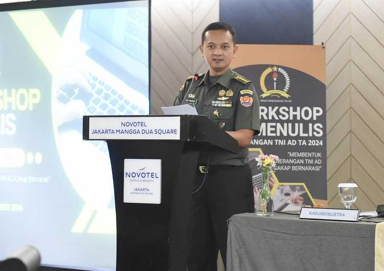 Dispenad Gelar Workshop Menulis untuk Membentuk Penerangan TNI AD Cakap ...