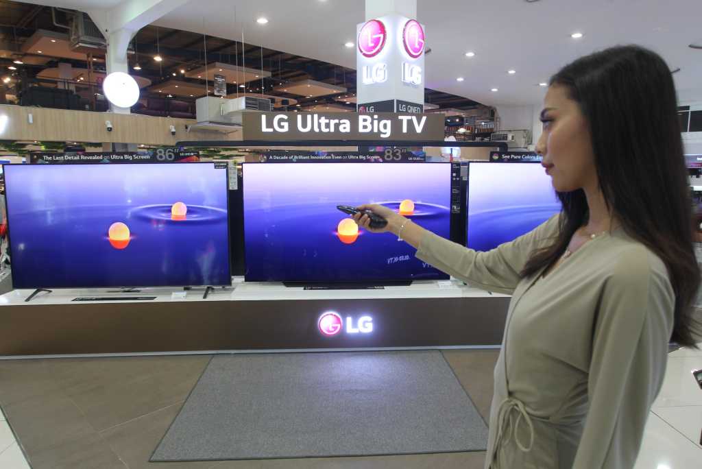 Foto: Koleksi TV Besar LG Hadir Bawa Pesona Audio Visual Berkat ...