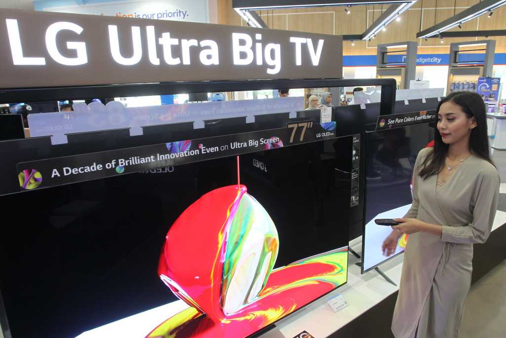 Foto: Koleksi TV Besar LG Hadir Bawa Pesona Audio Visual Berkat ...