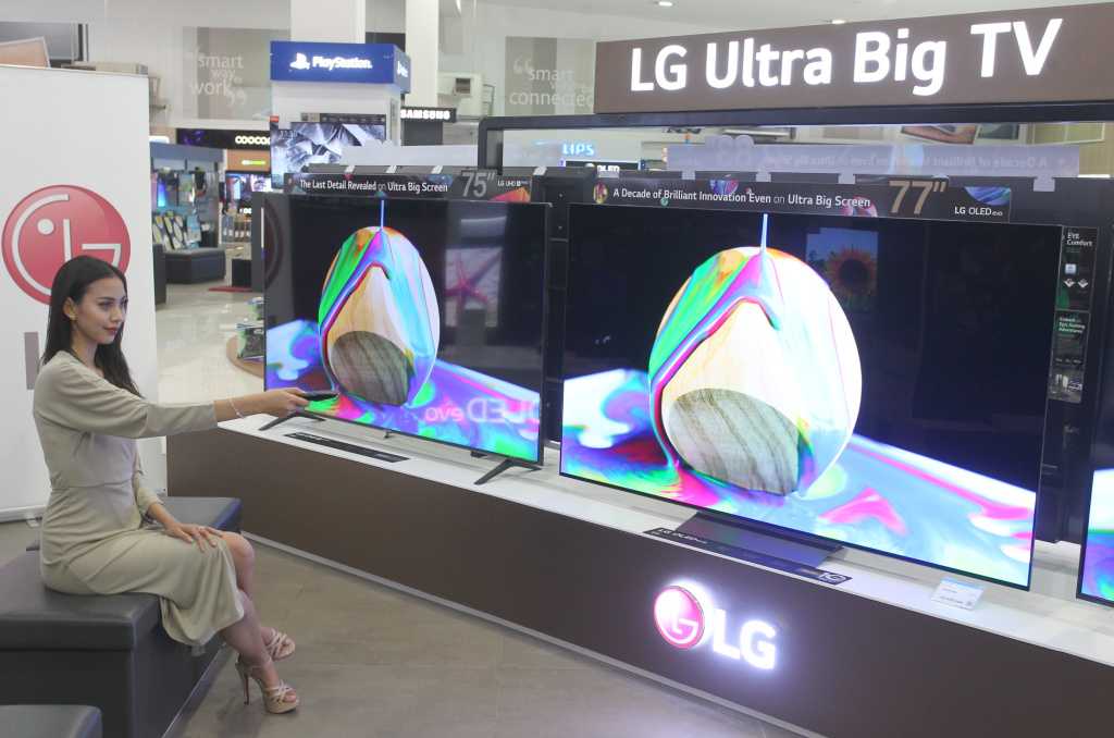 Foto: Koleksi TV Besar LG Hadir Bawa Pesona Audio Visual Berkat ...