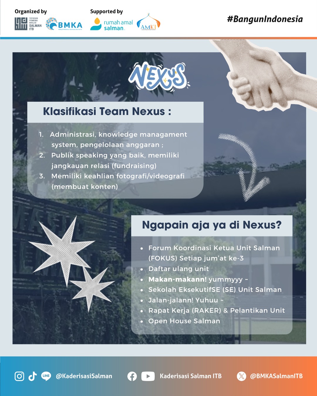 Open Recruitment Tim Nexus 2025 | Kaderisasi Salman