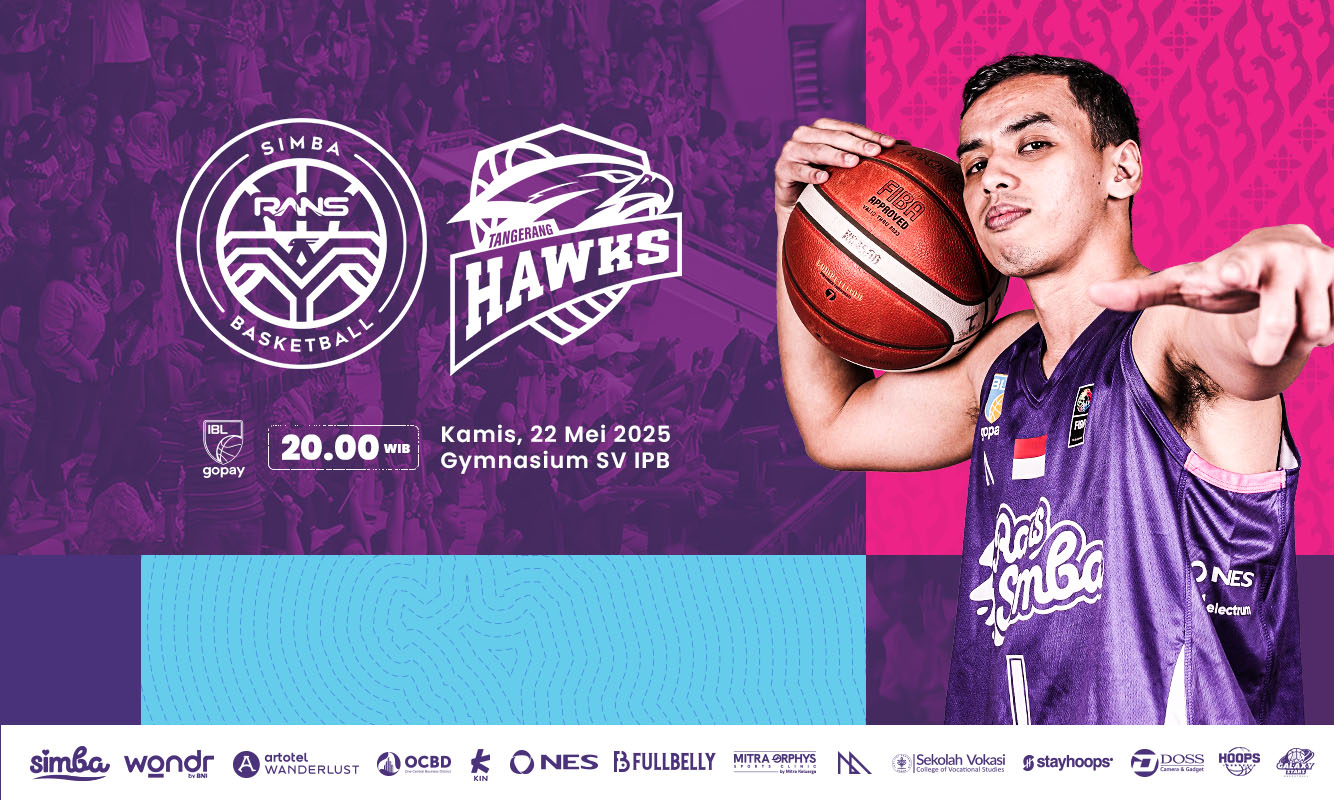 RANS Simba Bogor vs Tangerang Hawks Basketball - IBL Gopay 2025