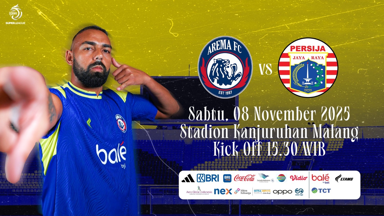 Arema FC vs Persija Jakarta - BRI Super League - AremAxcess